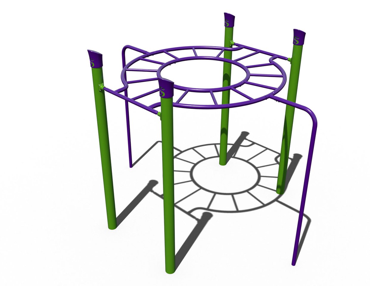Freestanding 360 Degree Orbital Overhead Ladder