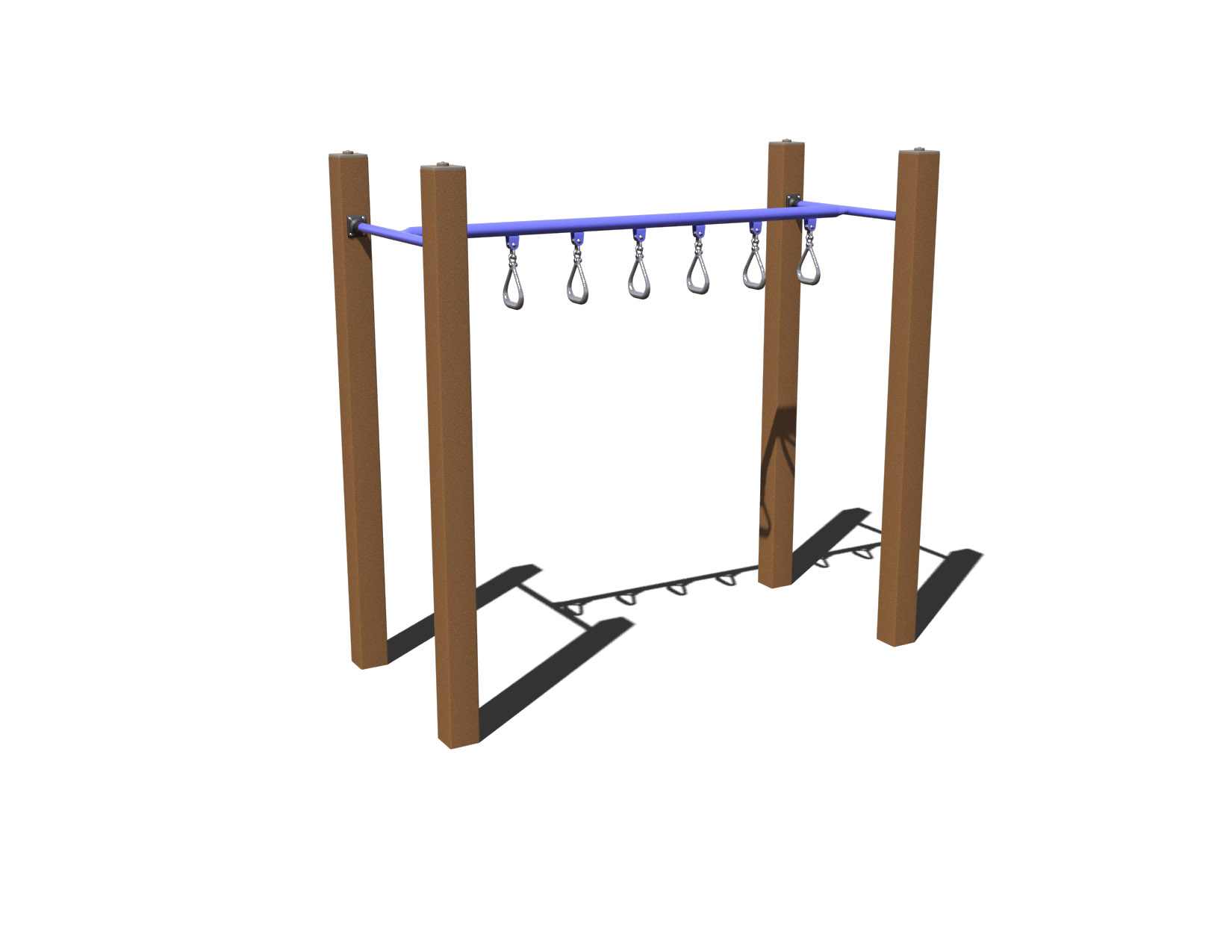 Freestanding Trapeze Ring Overhead Ladder