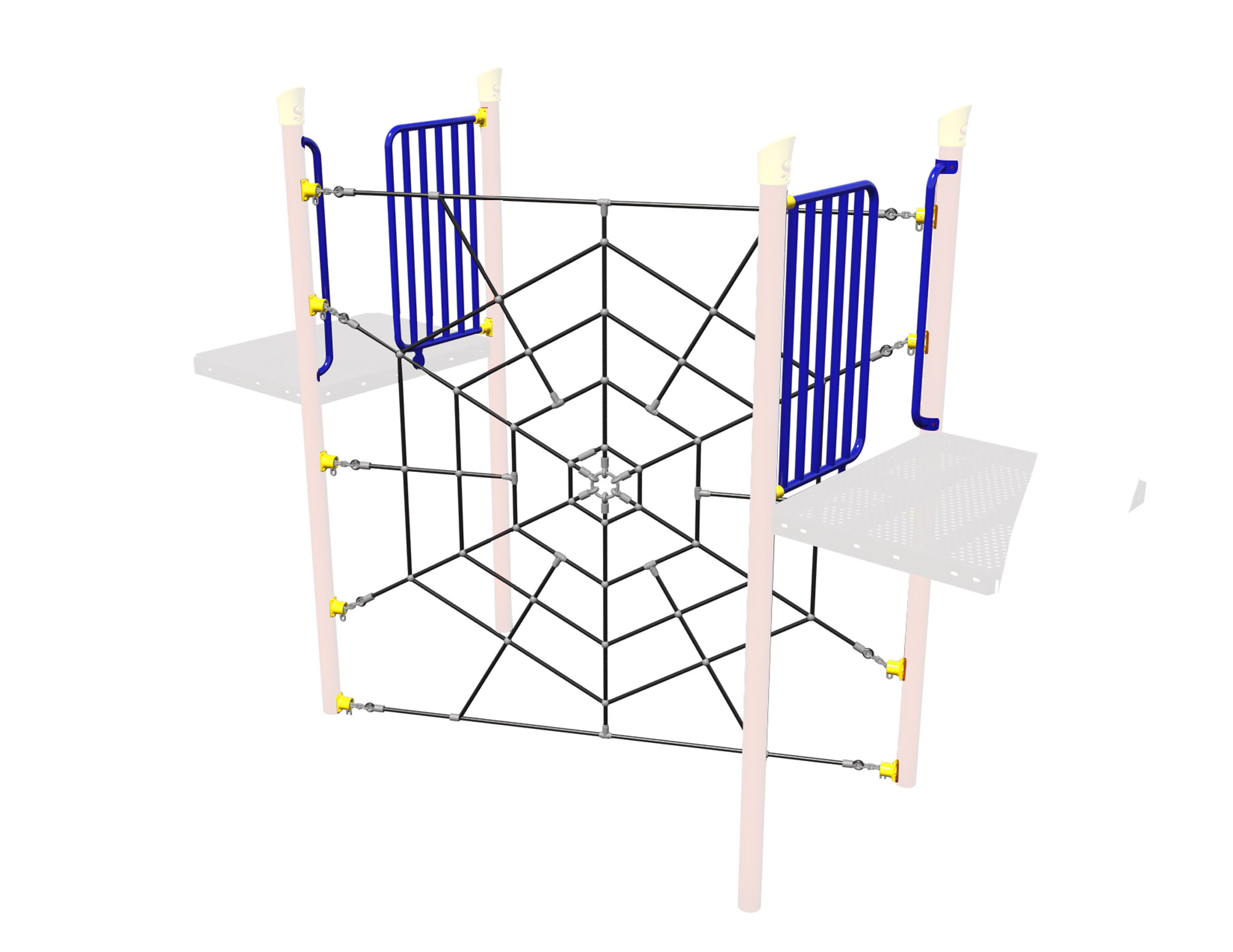 Vertical Spider Net Bridge Component