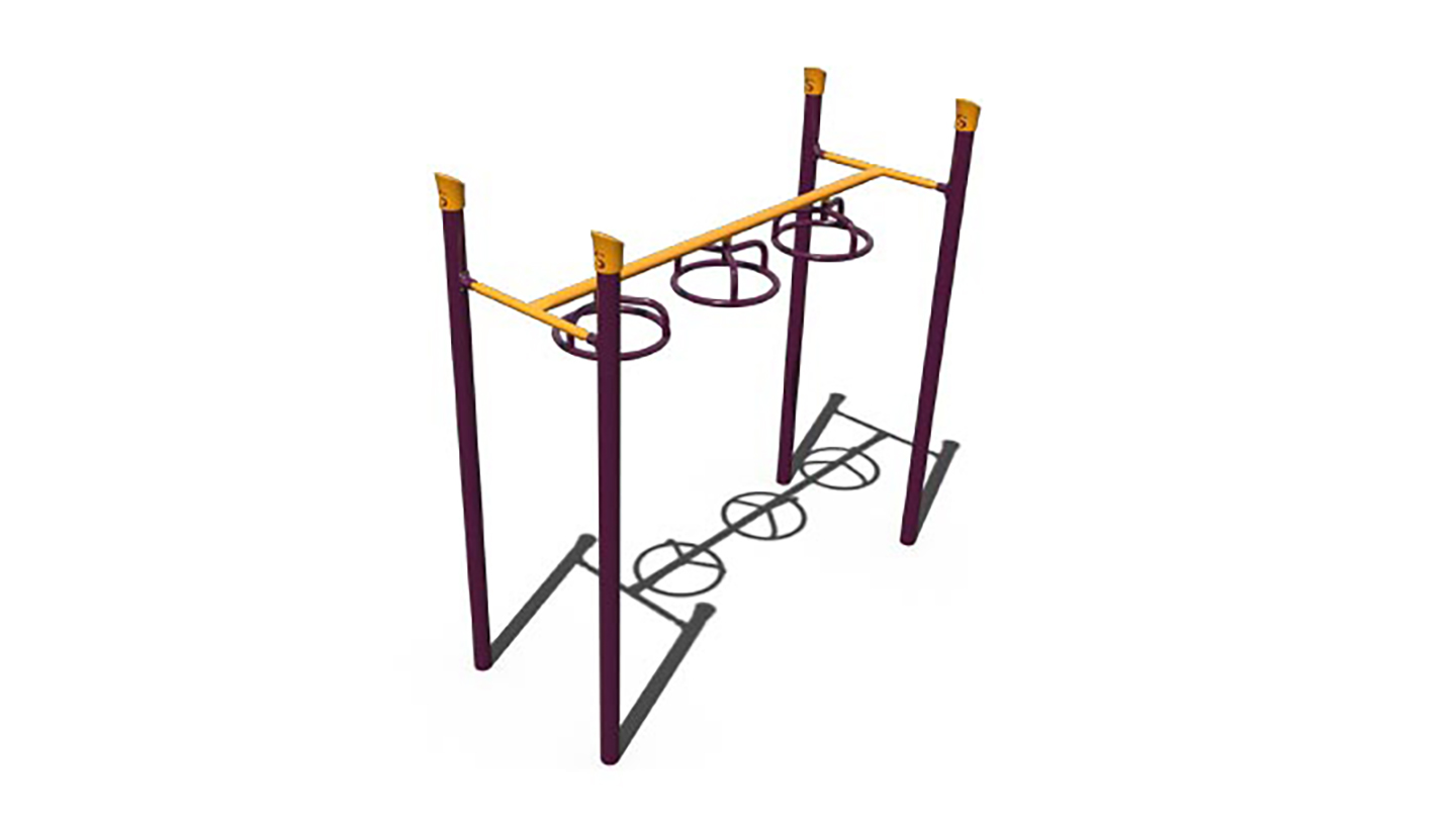 Freestanding Three Wheel Swinger Overhead Ladder