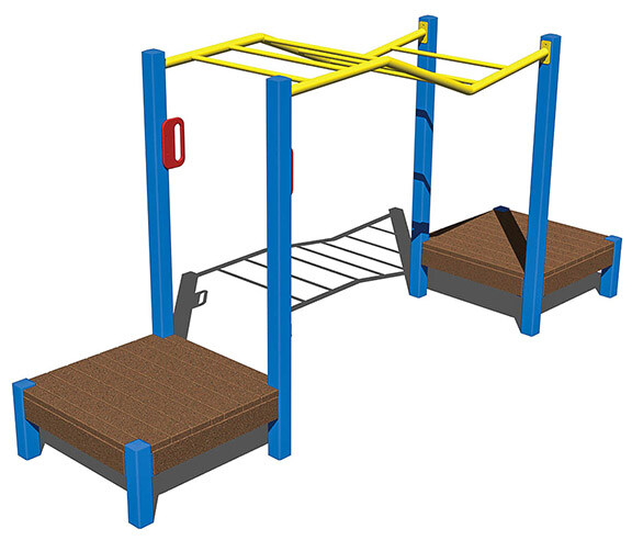 Zig-Zag Rung Ladder