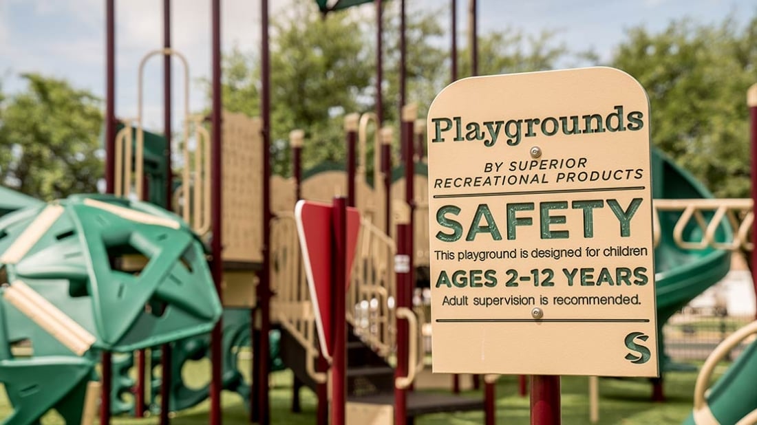 5-12 Age Safety Sign